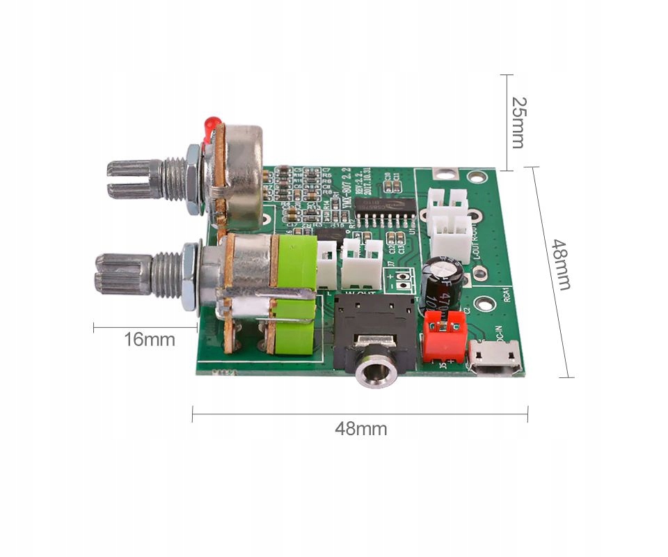 Wzmacniacz audio 5V 20W 2.1 klasy D ARDUINO - 12067503371 - oficjalne archiwum Allegro