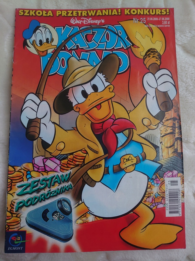 KOMIKS KACZOR DONALD NUMER 25/2000 - 9554118761 - oficjalne archiwum Allegro