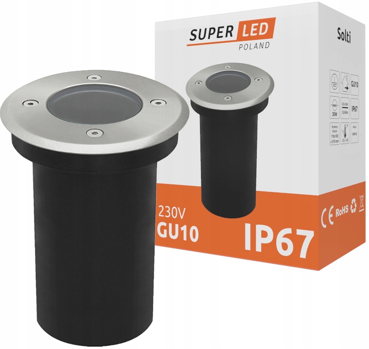 Oprawa Lampa najazdowa gruntowa IP65 LED GU10 - 13373764953 - oficjalne ...