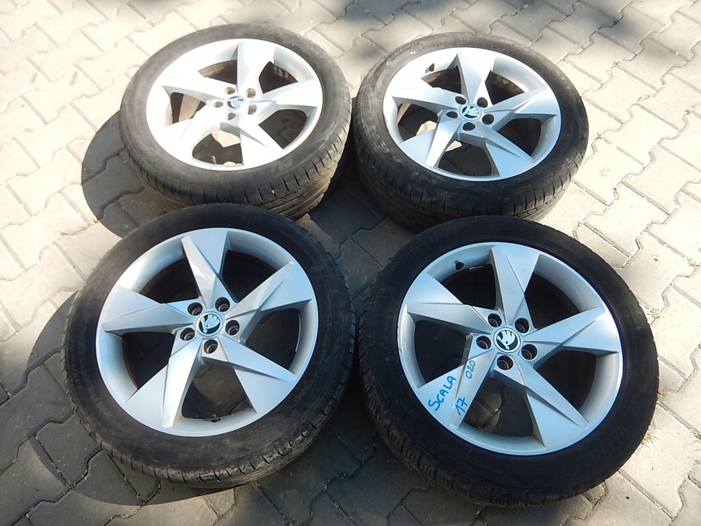 KOŁA FELGI OPONY SKODA SCALA 205/50/17 NEXEN - 12254821079 - oficjalne ...
