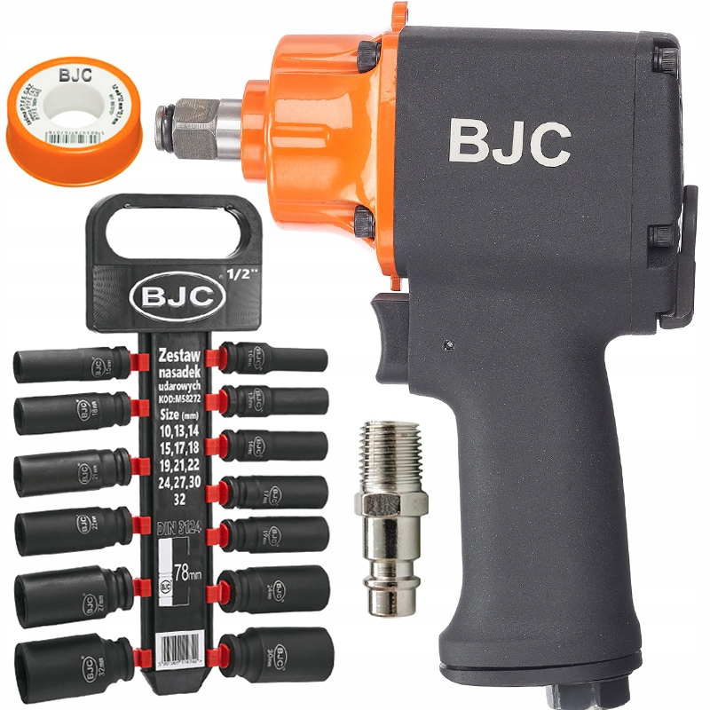 KLUCZ PNEUMATYCZNY UDAROWY do kół 1/2 BJC +NASADKI - 9530648458 - oficjalne archiwum Allegro