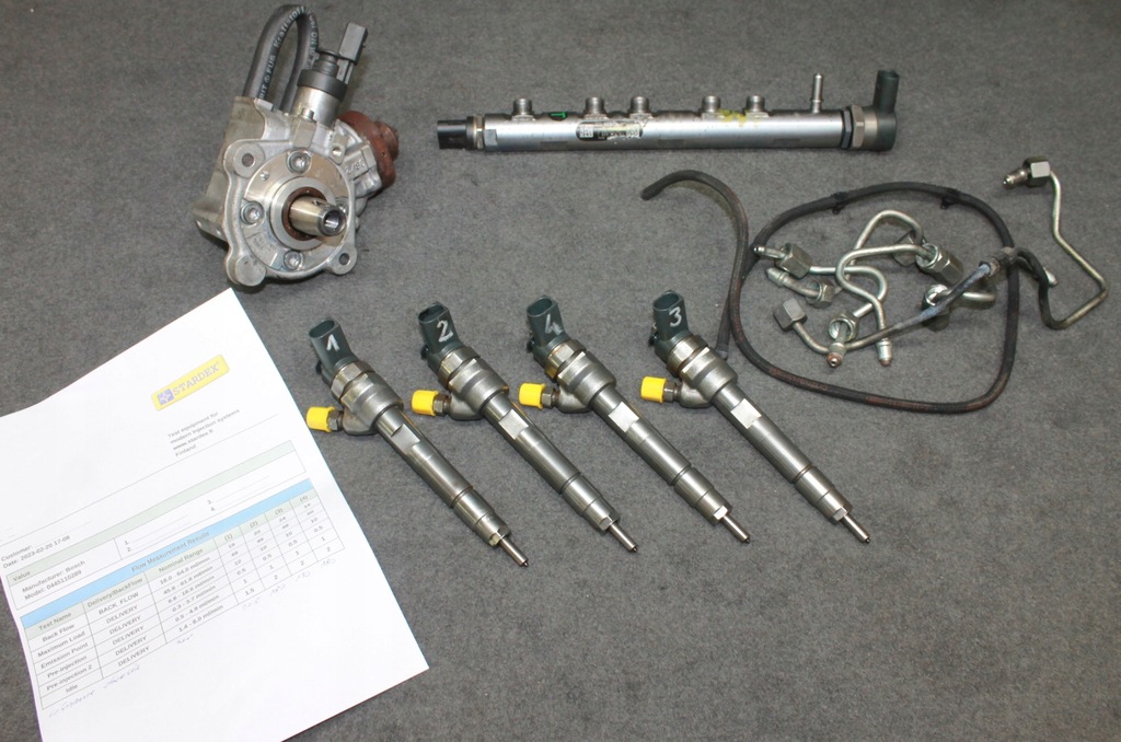 BMW E81 E87 E90 E83 - 1.8D N47D20C UKŁAD PALIWOWY - 13377117769 ...