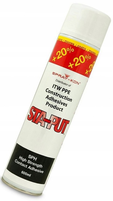 KLEJ KONTAKTOWY W SPRAYU STA-PUT 600ml MOCNY - 13807077043 - oficjalne ...