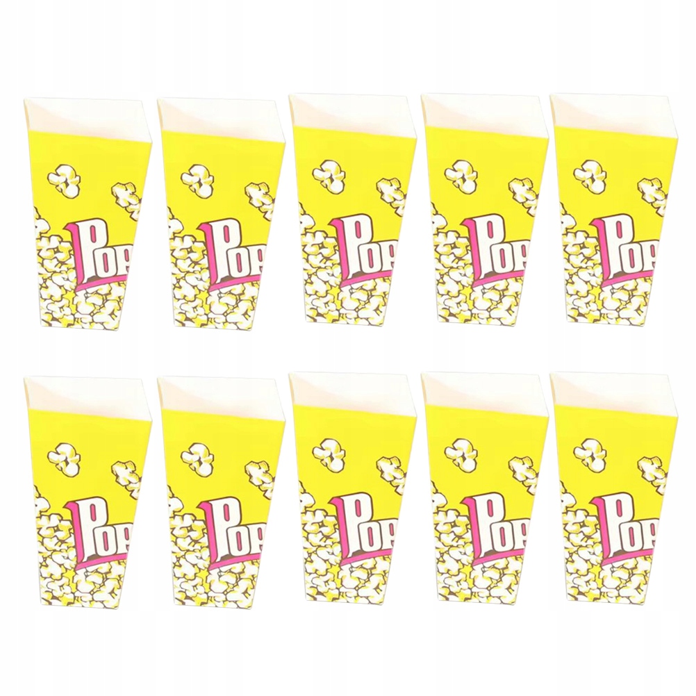 Cardboard Popcorn Boxes 50 Pcs - 13757432858 - oficjalne archiwum Allegro