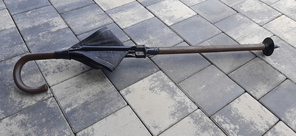 Laska myśliwska siedzisko siedzenie skóra i drewno - 12352742382 ...