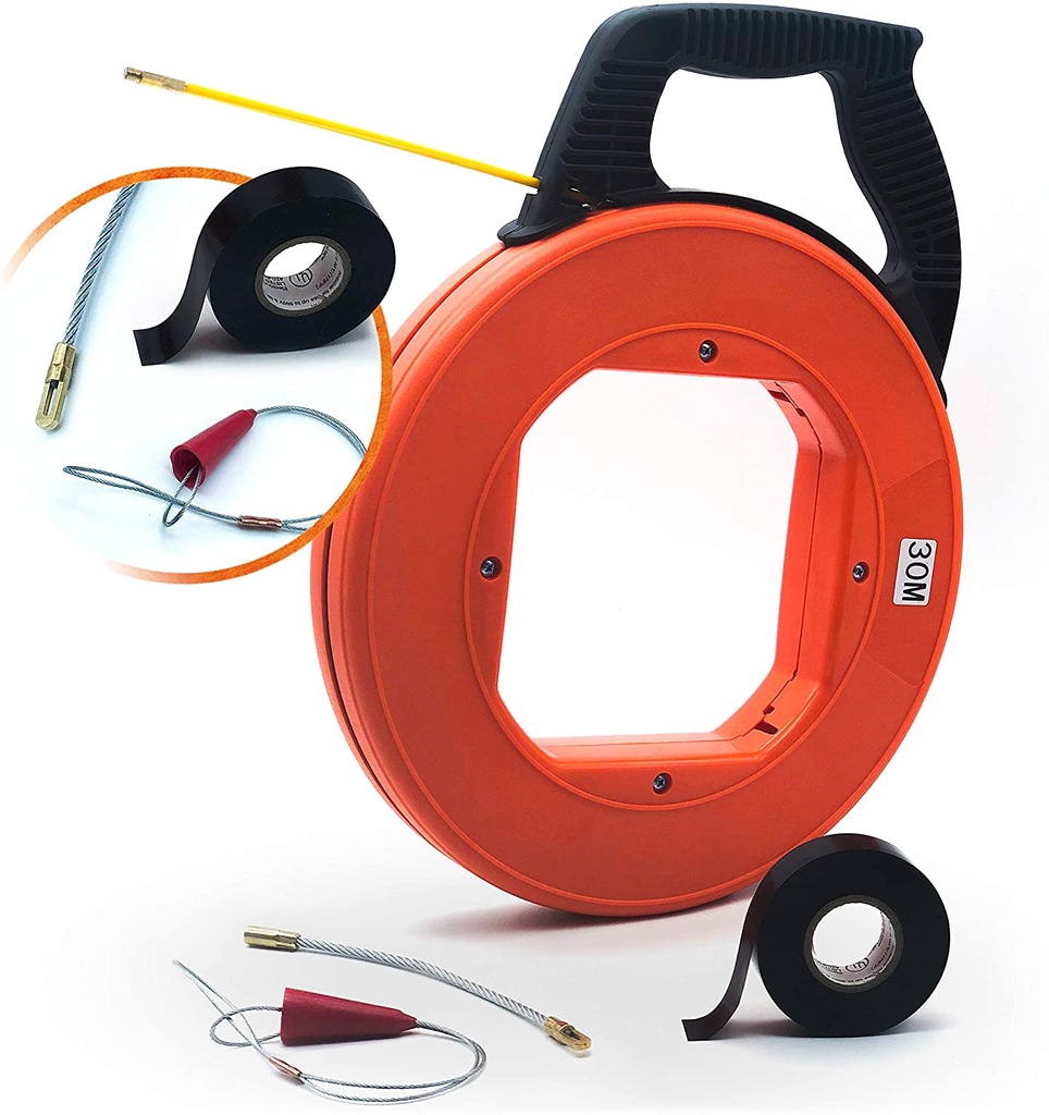 Stalka do przeciągania kabli 30m x 4mm - 12191562935 - oficjalne ...