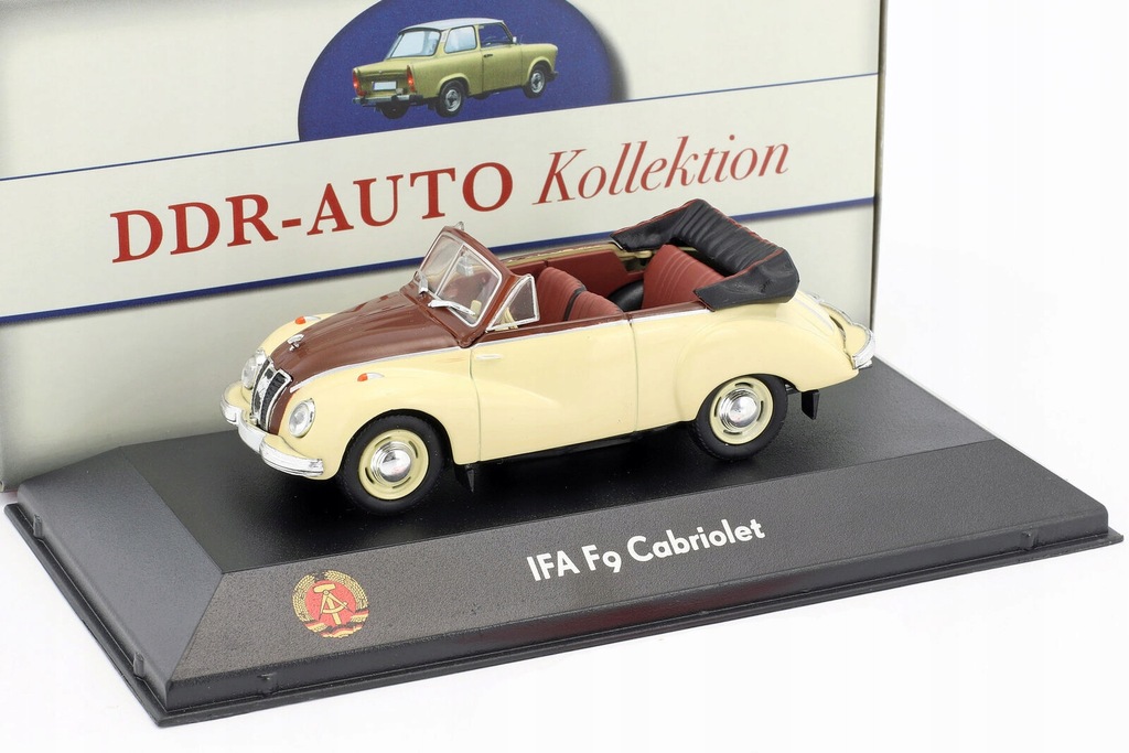 IFA F9 CABRIOLET KULTOWE AUTA PRL KAP 1/43 - 12240001839 - oficjalne ...