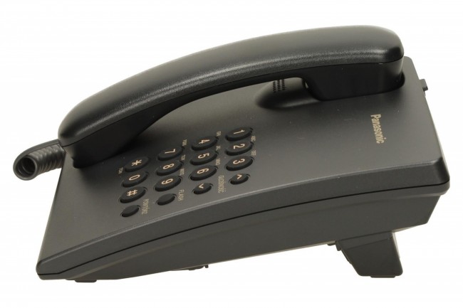 PANASONIC KX-TS500 Telefon przewodowy czarny - 7092376418 - oficjalne ...