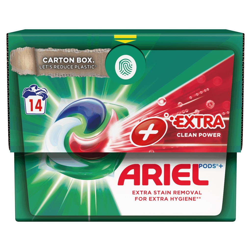 Ariel Kapsułki do prania 14szt + Extra Clean Power - 13677131103 ...