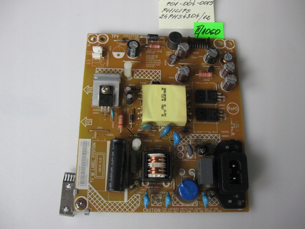 ZASILACZ TPV 715G7735-P01-004-001S PHILIPS 24PHS4304/12 - 15334494742 - oficjalne archiwum Allegro