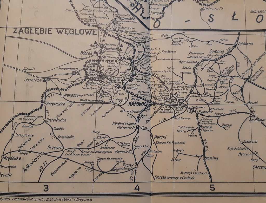 Mapa Sieci Kolejowej II RP 1927 rok UNIKAT! - 12205824104 - oficjalne ...