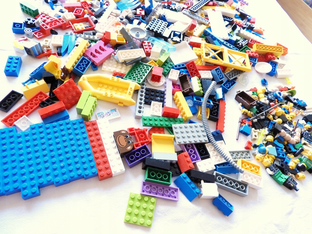 Klocki LEGO - 100% oryginalne - złom - 1,0 kg - 10420538476 - oficjalne ...