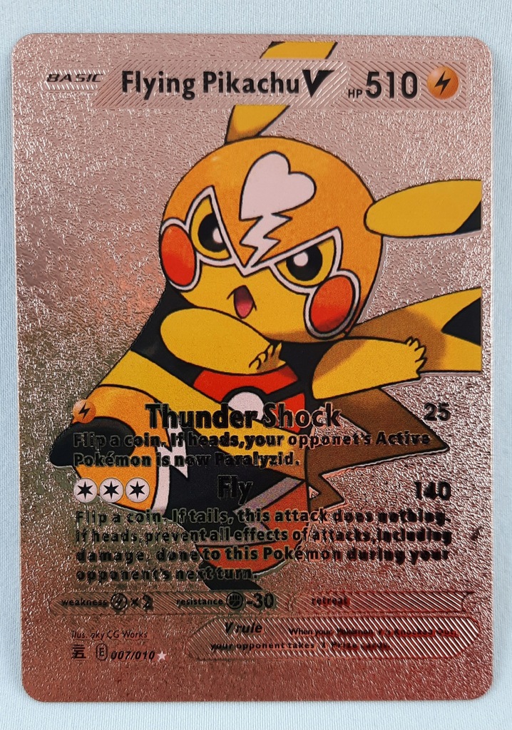 RÓŻOWA karta Pokemon PIKACHU - 13361927688 - oficjalne archiwum Allegro