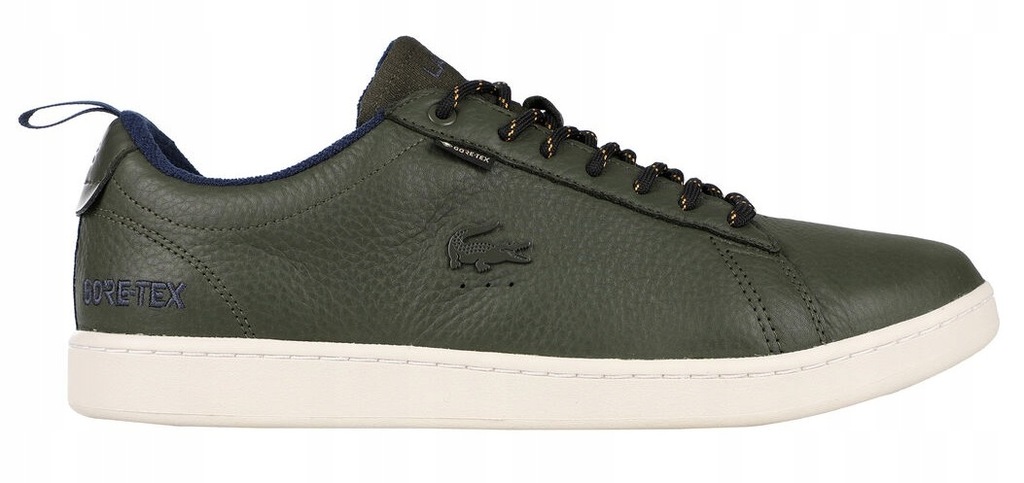 Buty LACOSTE CARNABY EVO GTX MILITARY skórzane z membraną GORE-TEX 43 ...