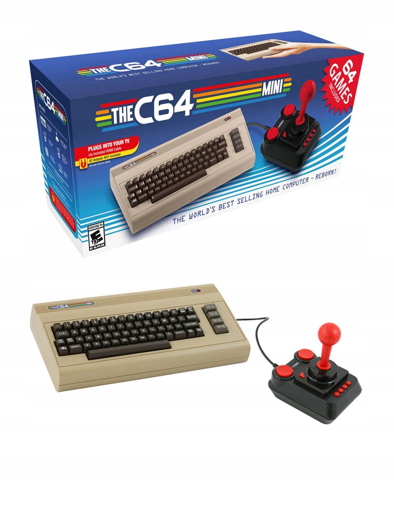 KONSOLA THE C64 MINI COMMODORE + 64 RETRO GRY - 14701596867 - oficjalne ...
