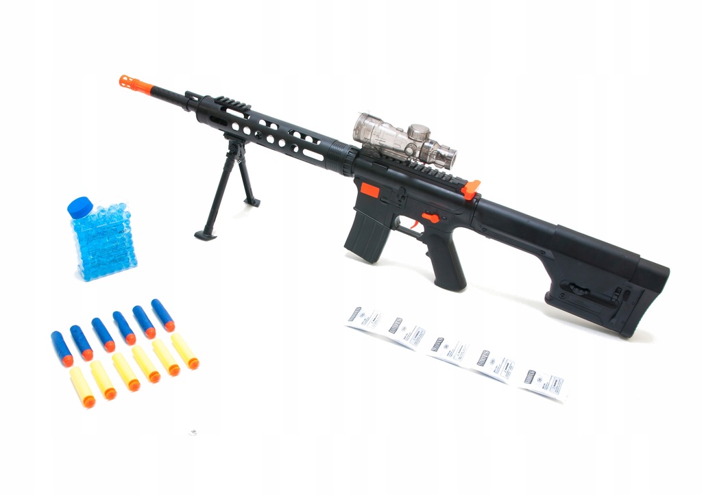 KARABIN M16 LED - BĄDŹ JAK PRAWDZIWY SNAJPER - 7647248502 - oficjalne ...