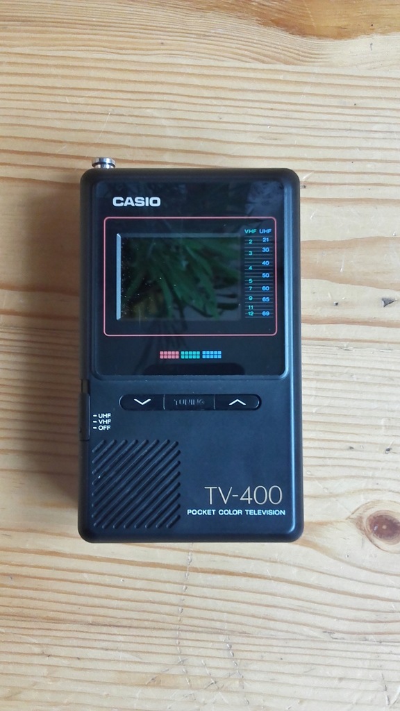 Mini telewizor kieszonkowy CASIO TV-400 LCD PAL - 7448973734 ...