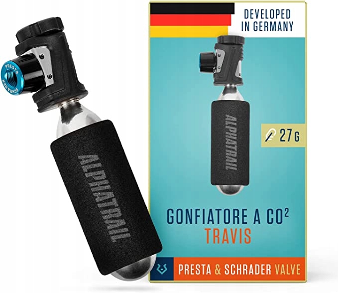 Alphatrail pompka rowerowa na naboje CO2 - 12879105720 - oficjalne archiwum Allegro