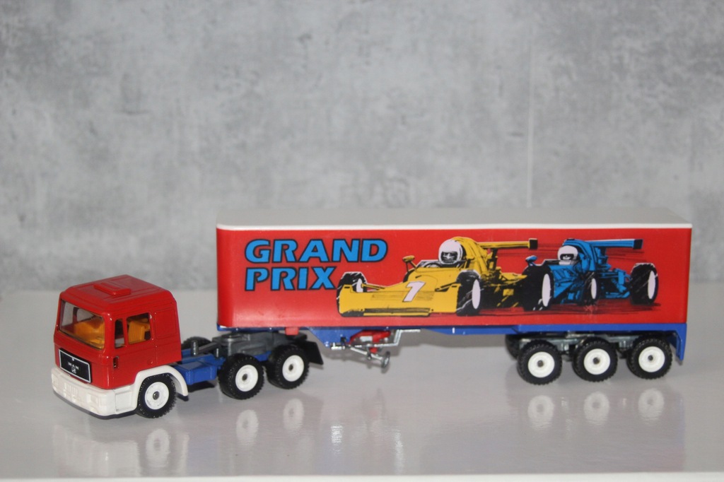 SIKU MAN F90 +NACZEPA GRAND PRIX 1989r 1/55 - 14201728507 - oficjalne ...