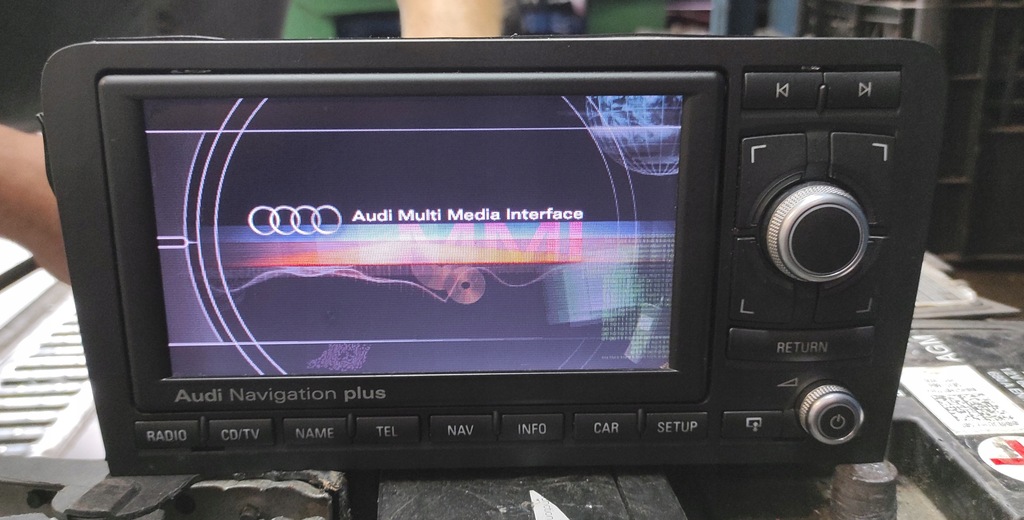 RADIO RNS-E PLUS AUDI A3 8P NAVIGACJA 8P0035192S - 13850315881 - oficjalne archiwum Allegro