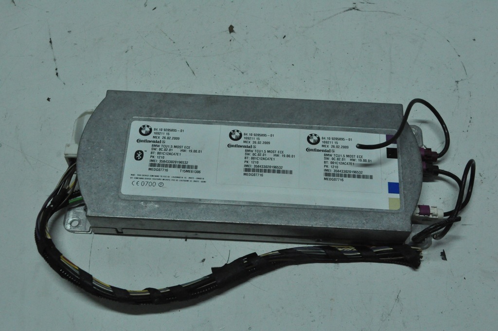 BMW E60 E61 MODUŁ STEROWNIK BLUETOOTH 9205895 - 12992796831 - oficjalne archiwum Allegro