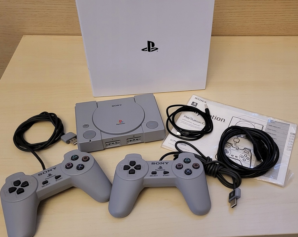 Sony PlayStation Classic Mini PSX Komplet + Kable TANIO ! - 15094300253 ...