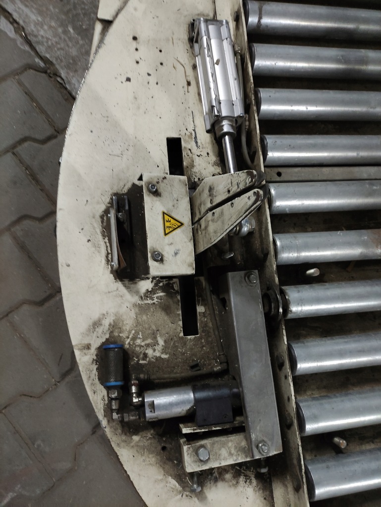 Przenośnik rolkowy obrotnica rolotokowa do palet - 11429911397 ...