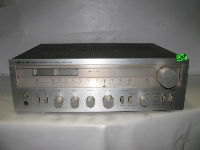 AMPLITUNER HITACHI SR-504 - NR S218 - 12608861854 - oficjalne archiwum ...