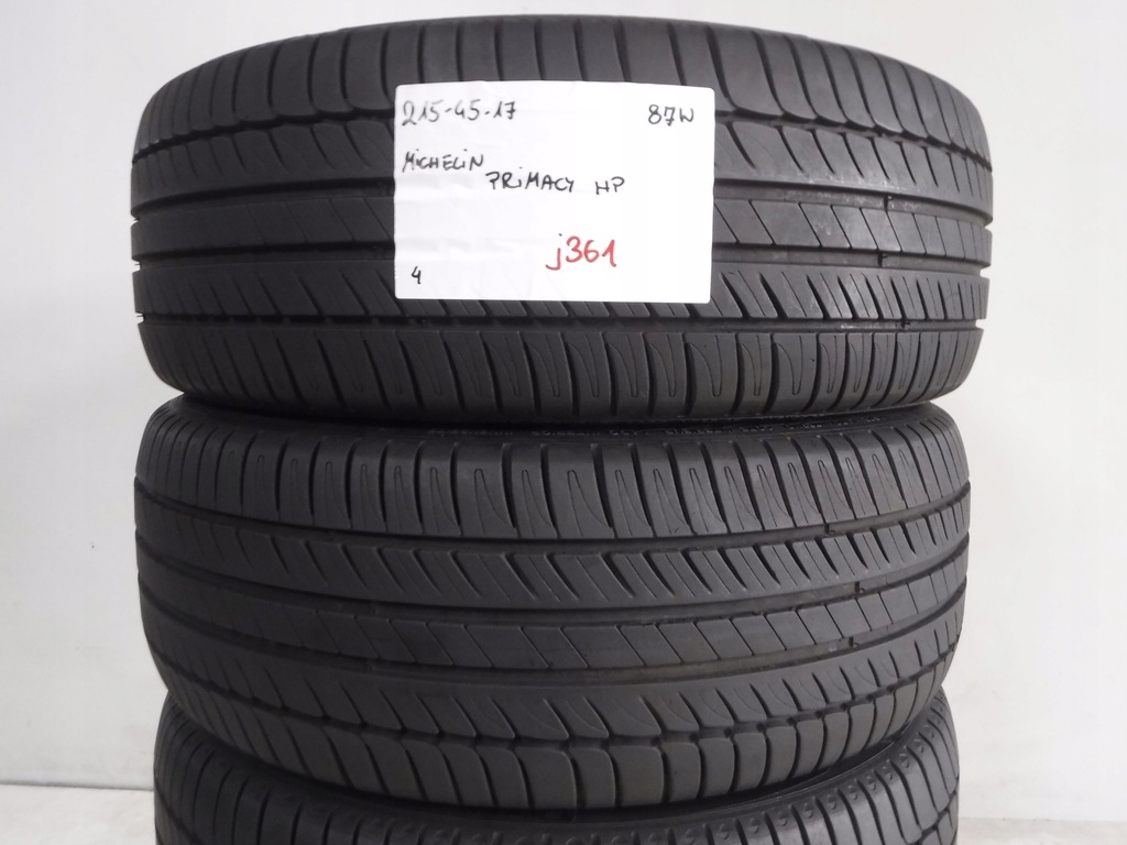 OPONY LETNIE 215/45/17 87W MICHELIN PRIMACY HP - 11618187266 - oficjalne archiwum Allegro