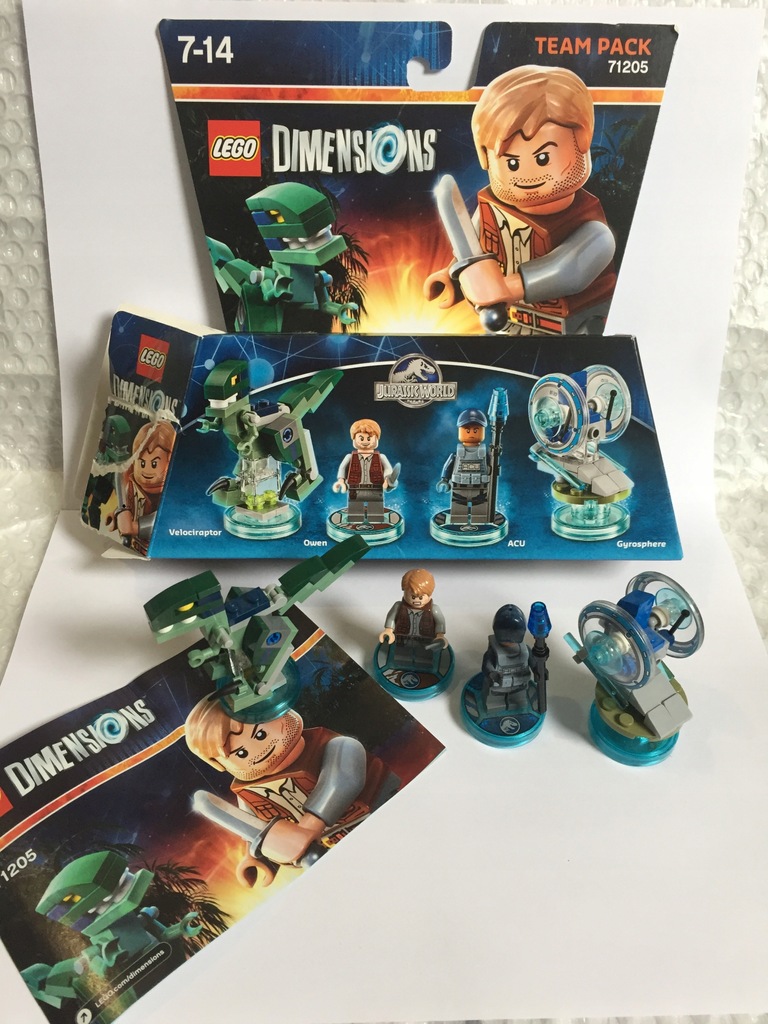 LEGO DIMENSIONS 71205 JURASSIC WORLD TEAM PACK - 10853704687 ...
