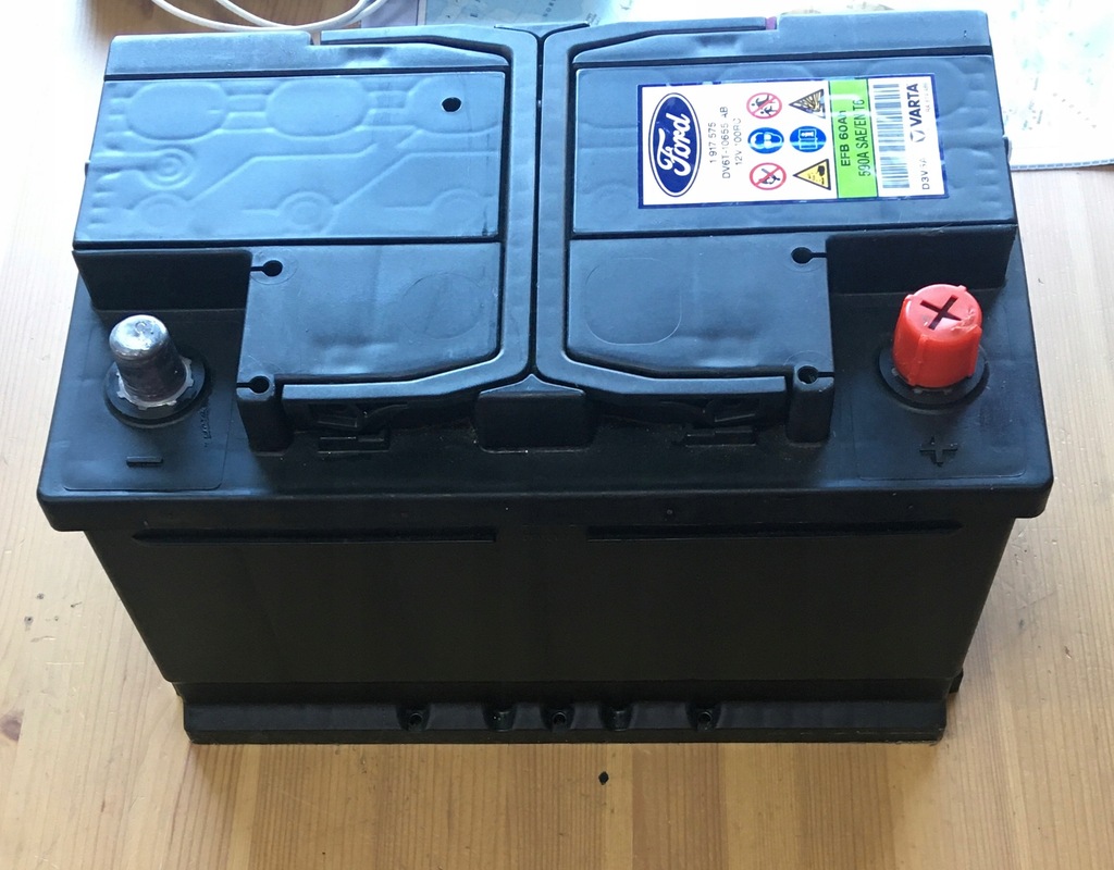 AKUMULATOR FORD 590A 60Ah VARTA D3V5A START-STOP - 9268876307 ...