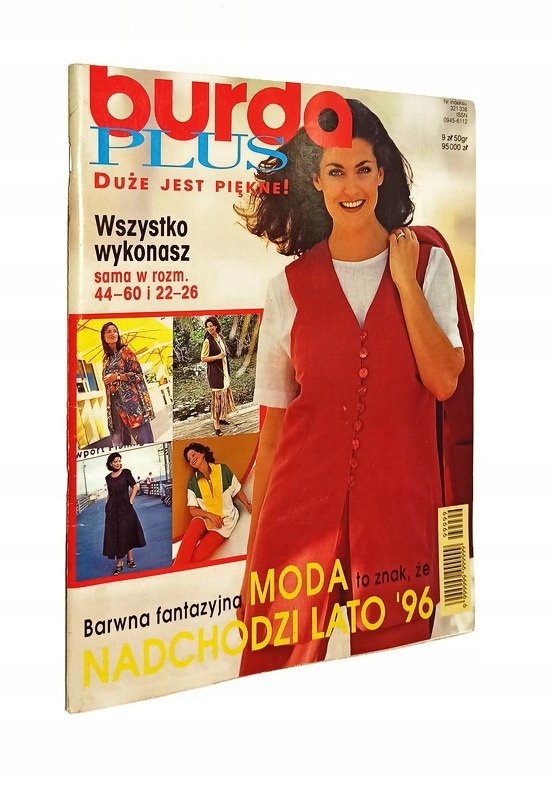 BURDA PLUS DUŻE JEST PIĘKNE 96 + WYKROJE - 13333517301 - oficjalne archiwum Allegro
