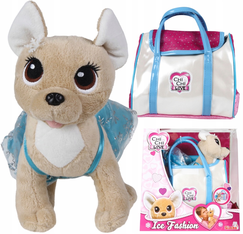 CHI CHI LOVE PIESEK PLUSZOWY ŚNIEŻYNKA TOREBKA - 9701748732 - oficjalne ...