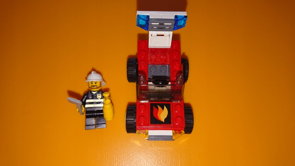 Lego 7241 City Fire Car - 11243919037 - oficjalne archiwum Allegro