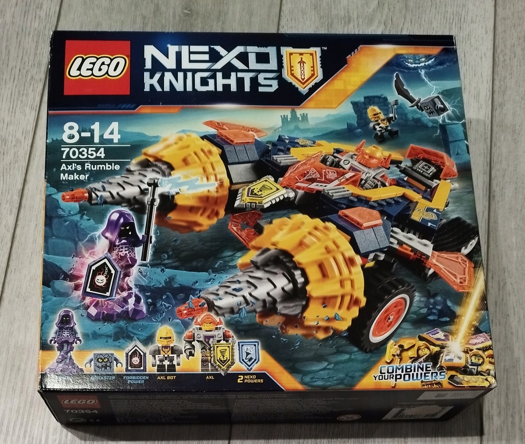 LEGO RYCERZE NEXO 70354 Rozbijacz Axla NOWY - 13233032196 - oficjalne ...
