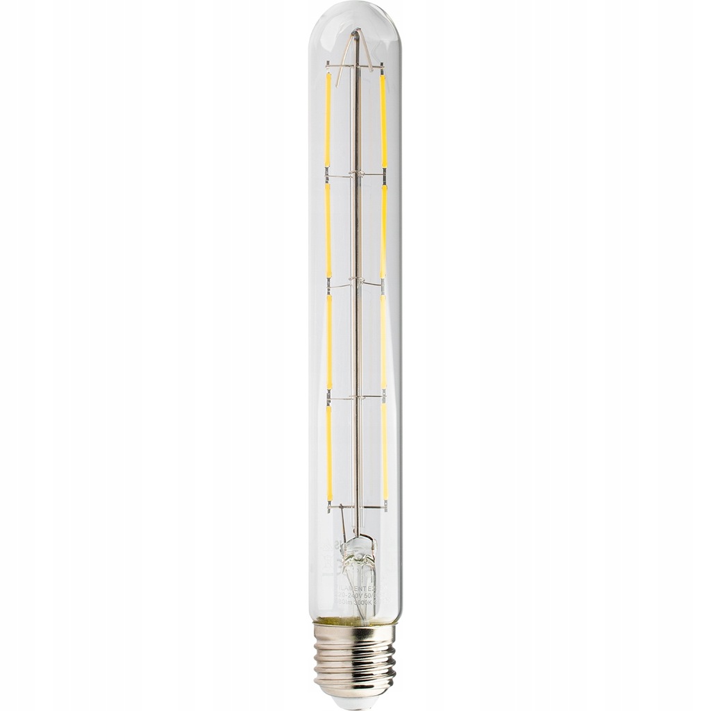 Żarówka LED E27 TUBA T30 8W = 65W 3000K FILAMENT - 9931393448 ...
