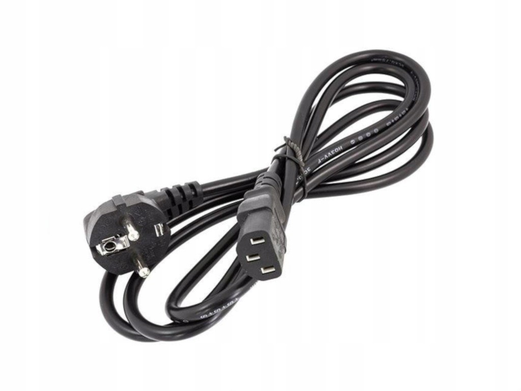 Kabel zasilający do komputera PC UPS Drukarki - 12454237139 - oficjalne archiwum Allegro