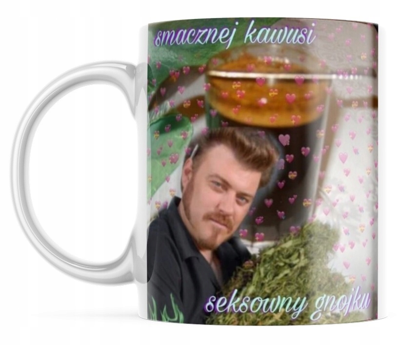 Kubek smacznej kawusi seksowny gnojku ricky - 12800452749 - oficjalne archiwum Allegro