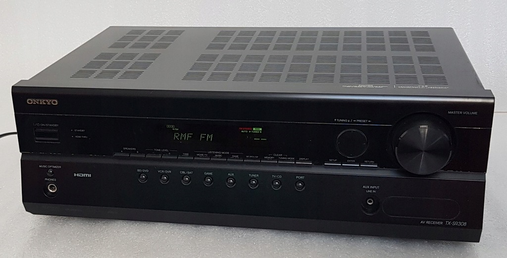 Wzmacniacz audio amplituner Onkyo TX-SR308 - 15214626272 - oficjalne archiwum Allegro