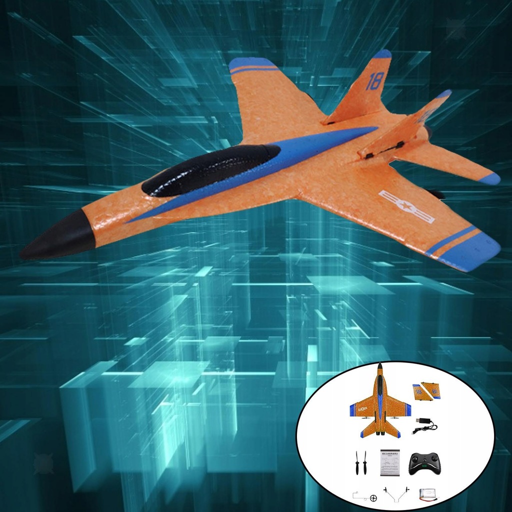 Samolot Zdalnie Sterowany F-18 Odrzutowiec Rc JET - 12142836102 ...