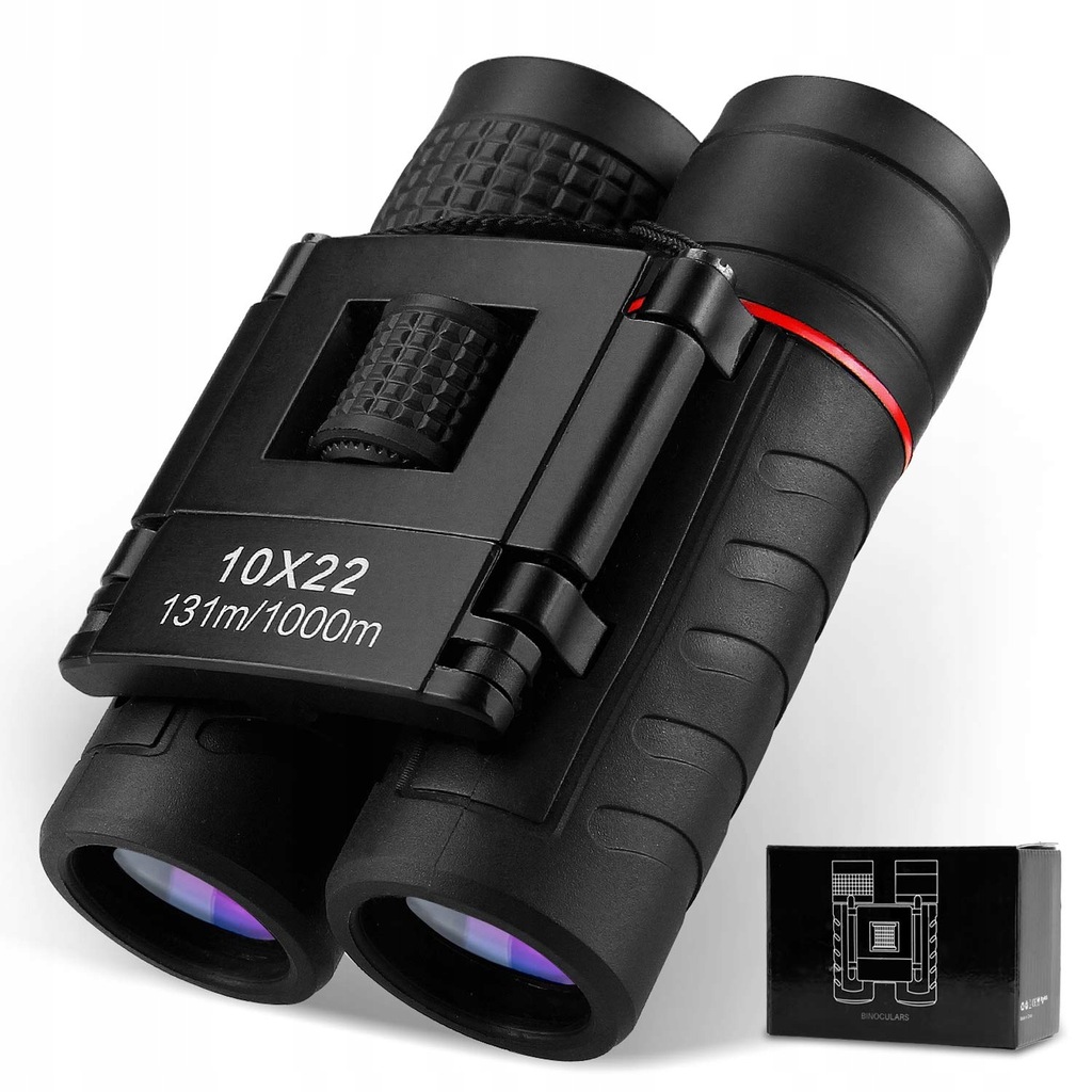 Mini lornetka kompaktowa składana Kktick 10x22 - 13187476934 - oficjalne archiwum Allegro