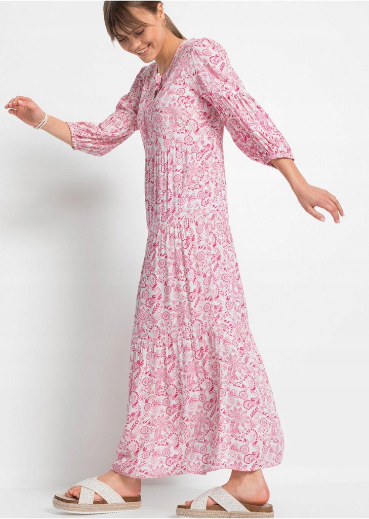 RAINBOW SUKIENKA MAXI ZE WZOREM 44 2XL - 13015289304 - oficjalne archiwum Allegro