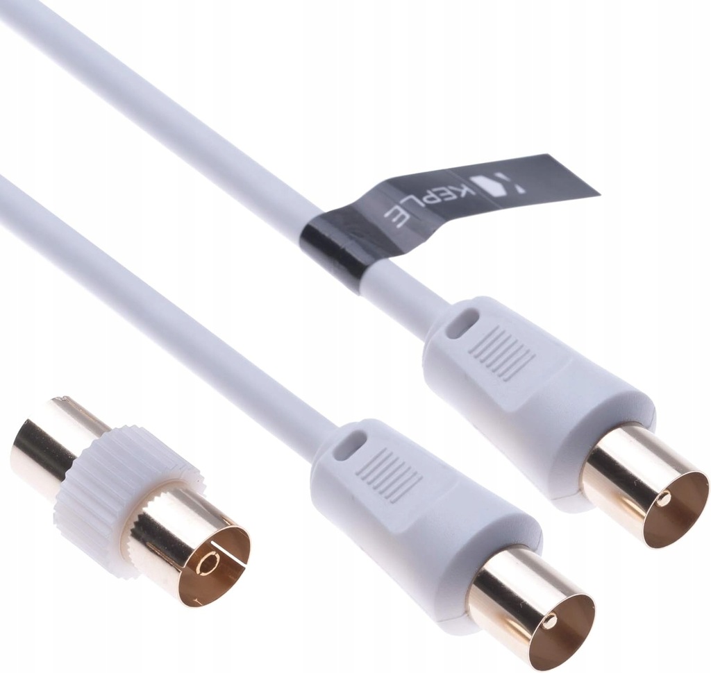 Kabel koncentryczny coaxial HDTV, DVB-T2, DVB-C, DVB-S,tv, radio) 2m ...