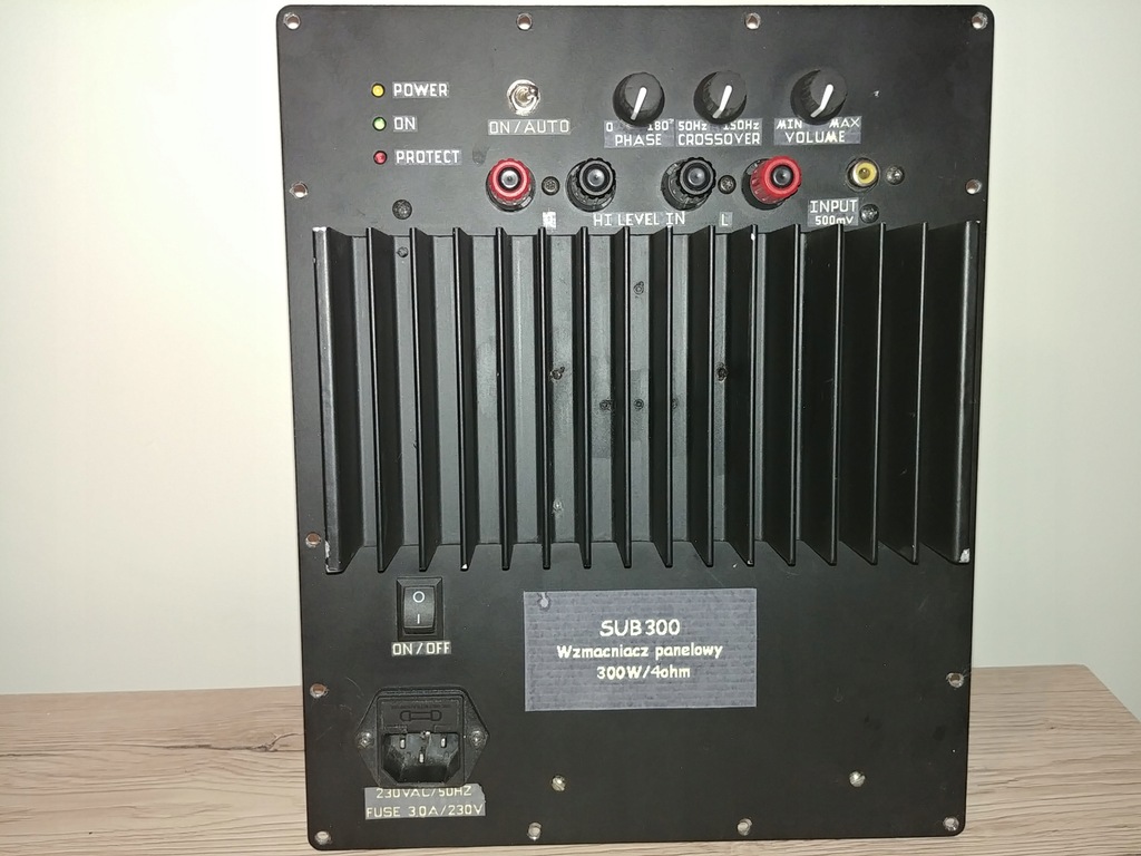 Panel - wzmacniacz do subwoofera 270W RMS - 7782233327 - oficjalne archiwum Allegro