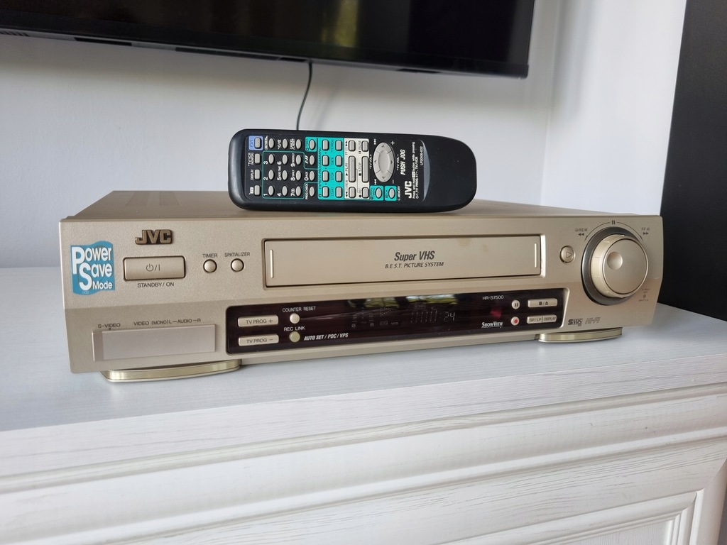 Magnetowid S-VHS JVC HR-7500 - 13479616285 - oficjalne archiwum Allegro