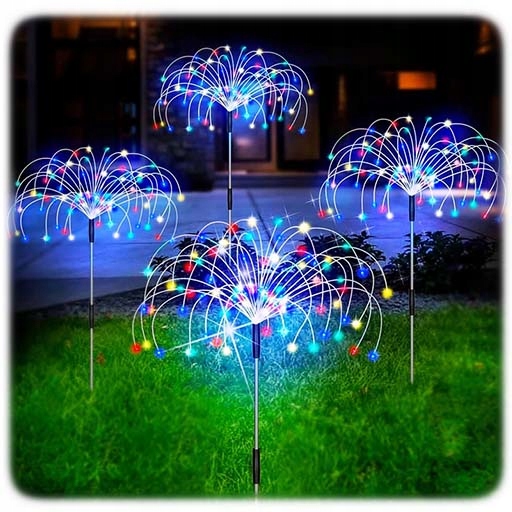 LAMPA SOLARNA OGRODOWA Dmuchawiec 120 ledów - 12841920797 - oficjalne archiwum Allegro