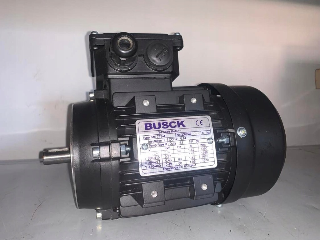 Busck MS 71B-4 Silnik Elektryczny 370W 1390rpm - 14113090876 ...