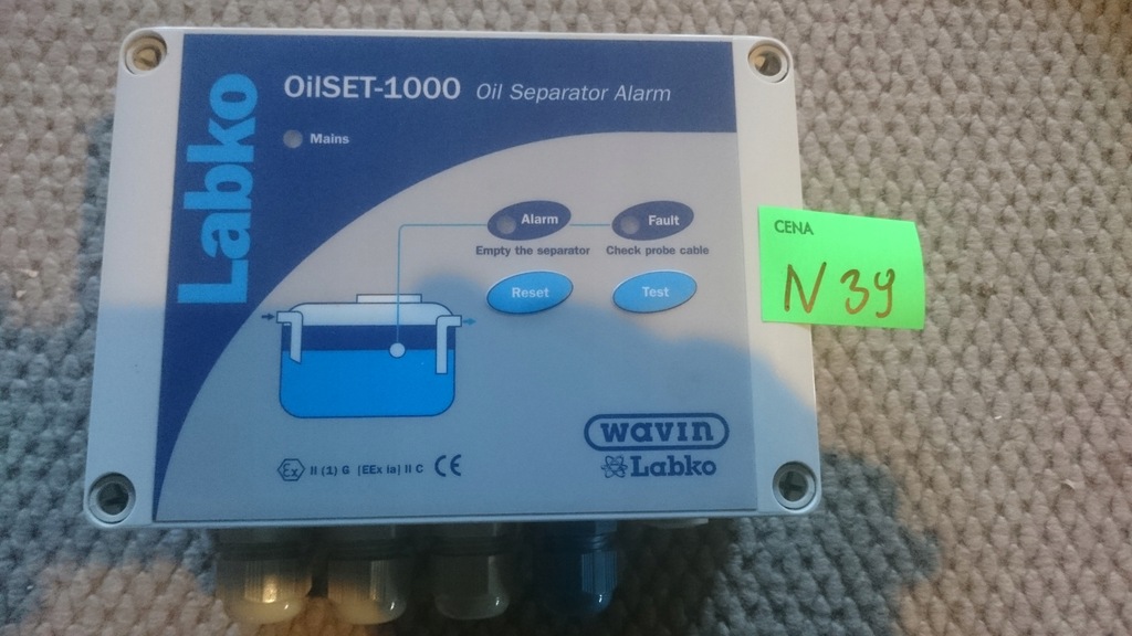 N39 System alarmowy Separator Labko Oilset 1000 - 10731677459 - oficjalne archiwum Allegro