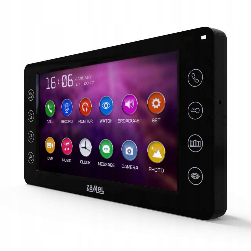 Zestaw wideodomofon Zamel VP-829B/VO-811IDS Zamel - 10801068391 ...