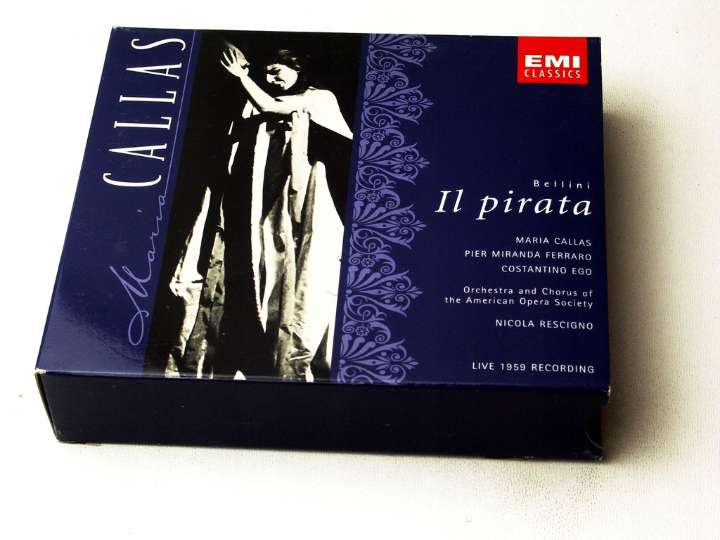 BELLINI - MARIA CALLAS - IL PIRATA [2CD BOX] - 14322685098 - oficjalne archiwum Allegro